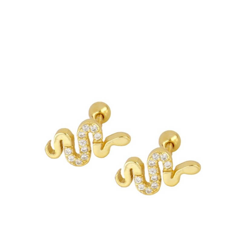 Snake Helix Piercing | 925 Sterling Silver Ear Piercing